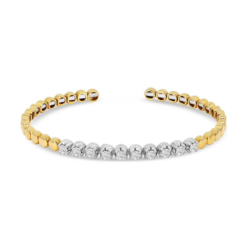 Polka Starlight Diamond Bangle - EL GALLA JEWELLERY