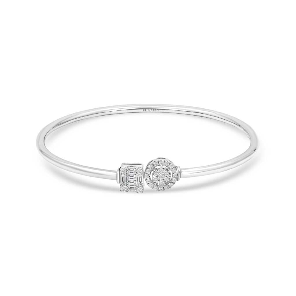 Gleaming Duet Bangle - EL GALLA JEWELLERY