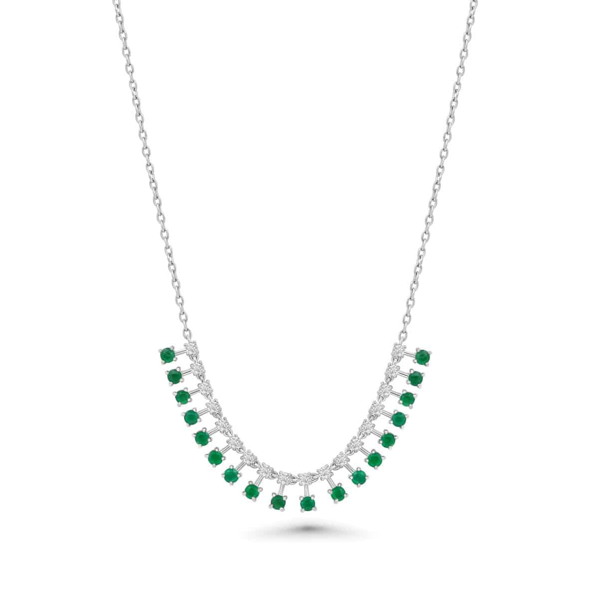 Emerald Drops Necklace - EL GALLA JEWELLERY